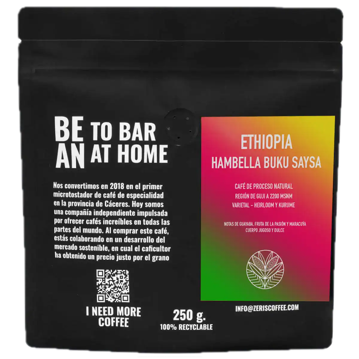 Hambella Buku Saysa - Natural | Zeri's Coffee
